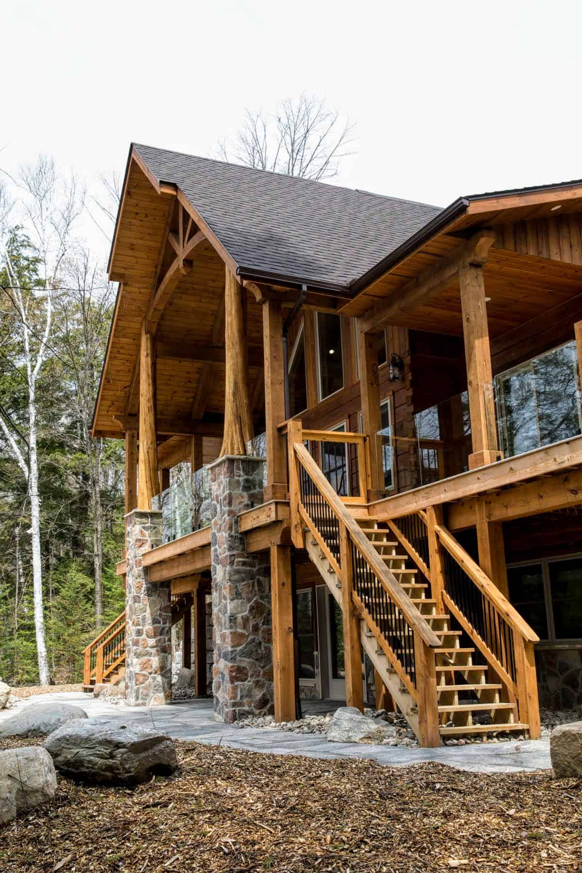 The Silver Birch | Confederation Log & Timber Frame